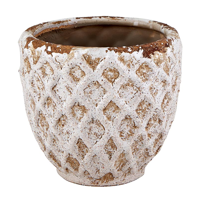Diamond Pattern Pot - Size: Small — Artisanau (AU)