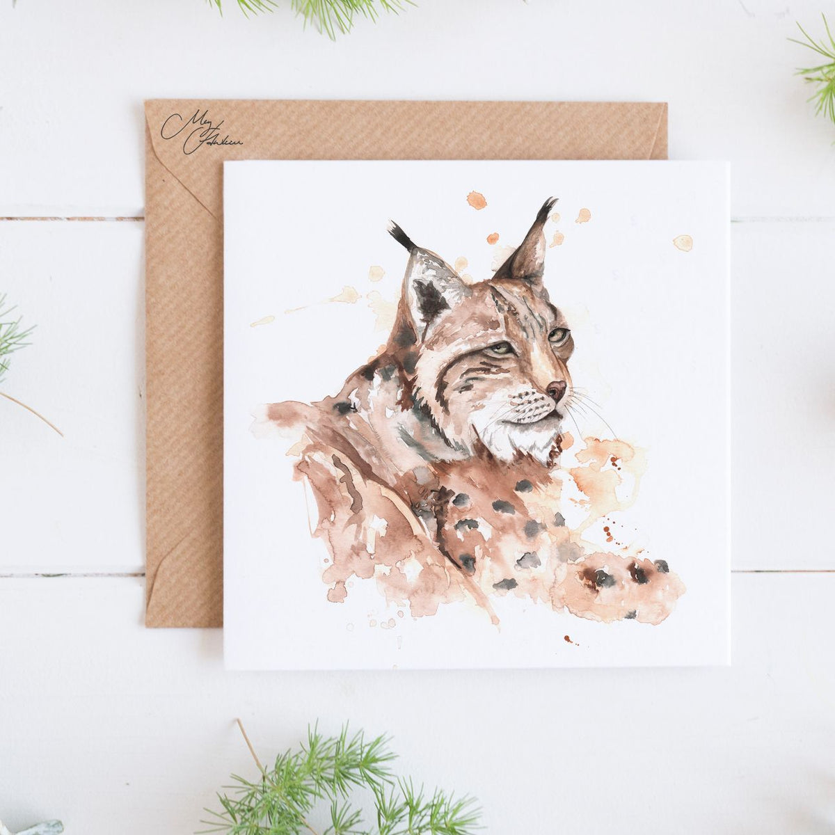 Lynx Greeting Card — Artisanau (AU)