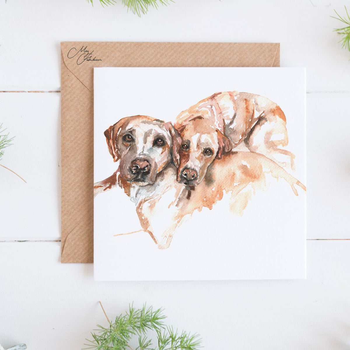 Labrador Greeting Card — Artisanau (AU)